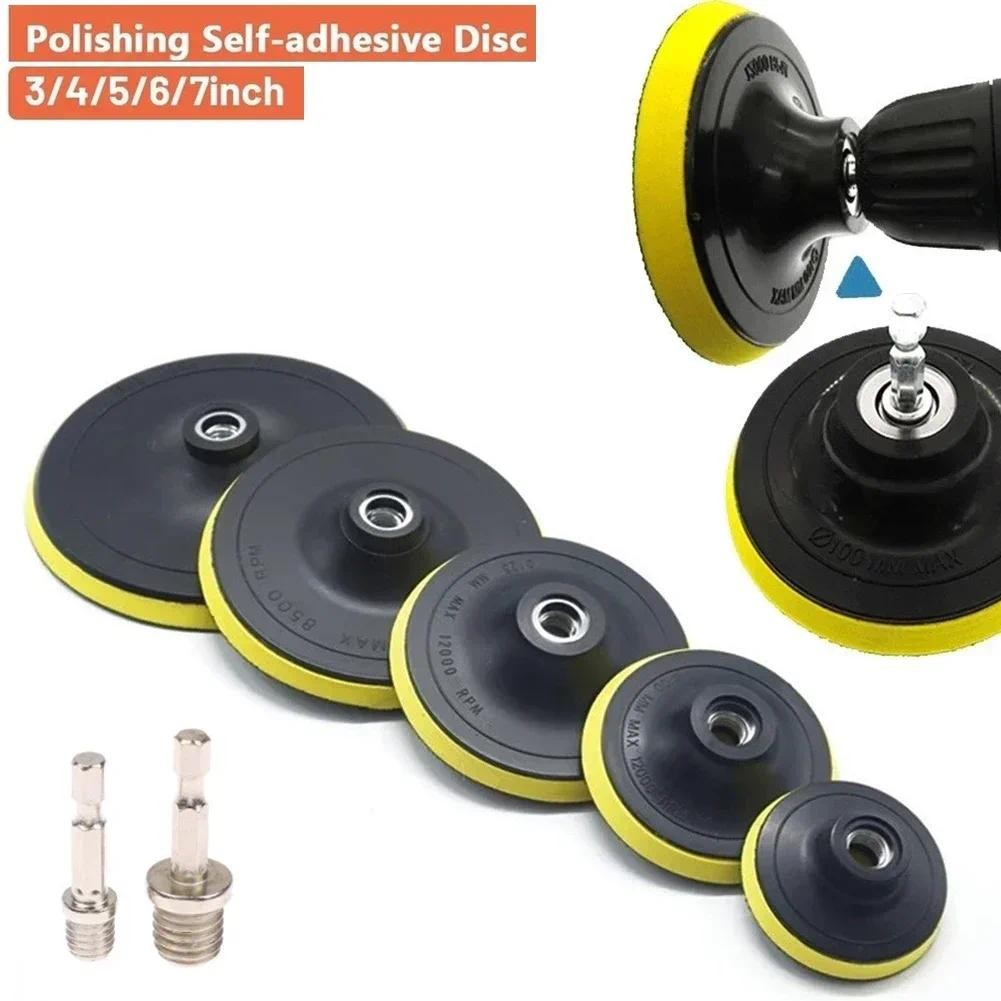 Jual 3-7 Inch Backing Pad Car Polisher Bonnet Angle Grinder Wheel ...