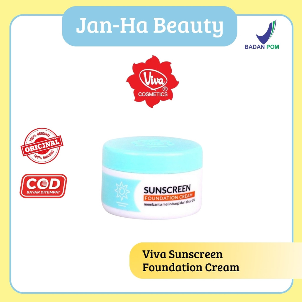 Jual Viva Sunscreen Foundation - UV FILTER (22 gr) | Shopee Indonesia