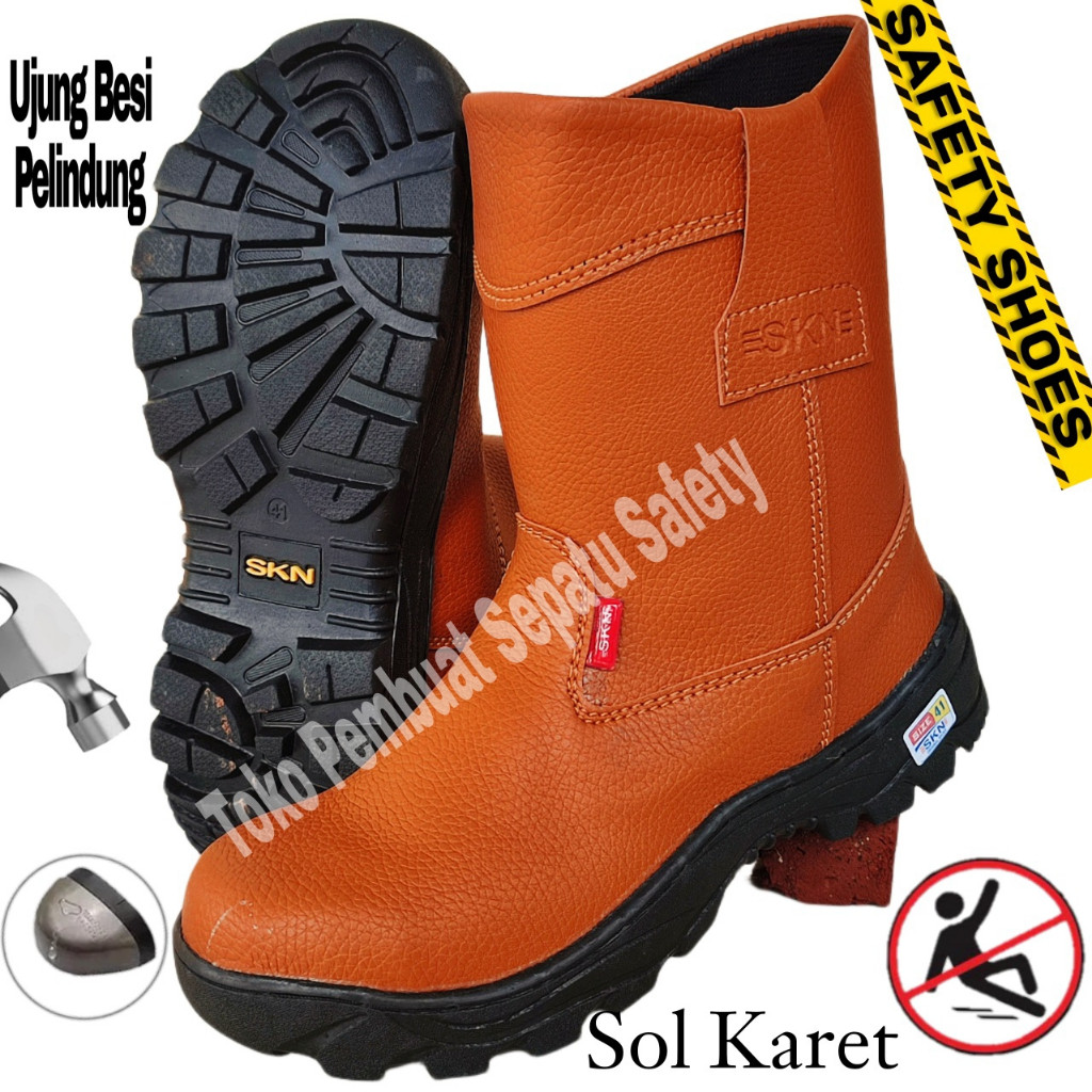 Jual A3 Sepatu Safety Mirip King Terlaris Ujung Besi Keselamatan Kerja ...