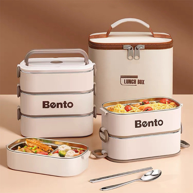 Jual Lunch Box Stainless Steel 304 - Kotak Makan Terisolasi Kapasitas ...
