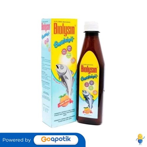 Jual Biolysin Emulsion Rasa Jeruk Botol 200 Ml | Shopee Indonesia