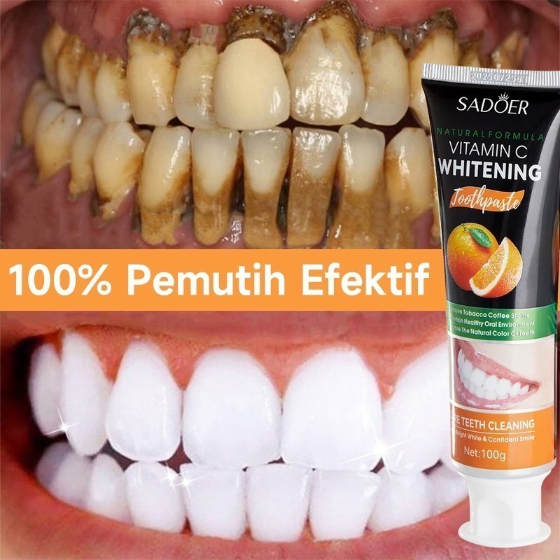 Jual Vitamin C ! Pasta gigi pemutih gigi dan menghilangkan karang odol ...
