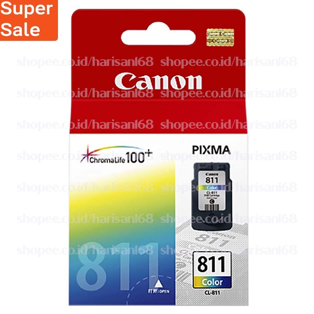 Jual Cartridge/Tinta Canon CL 811 Color ⚀ Original CL811 Colour ...