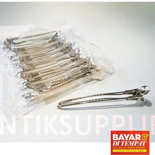 Jual New. Jepit Bebek Jumbo Stainless Besi Lubang / Jepit Sanggul ...