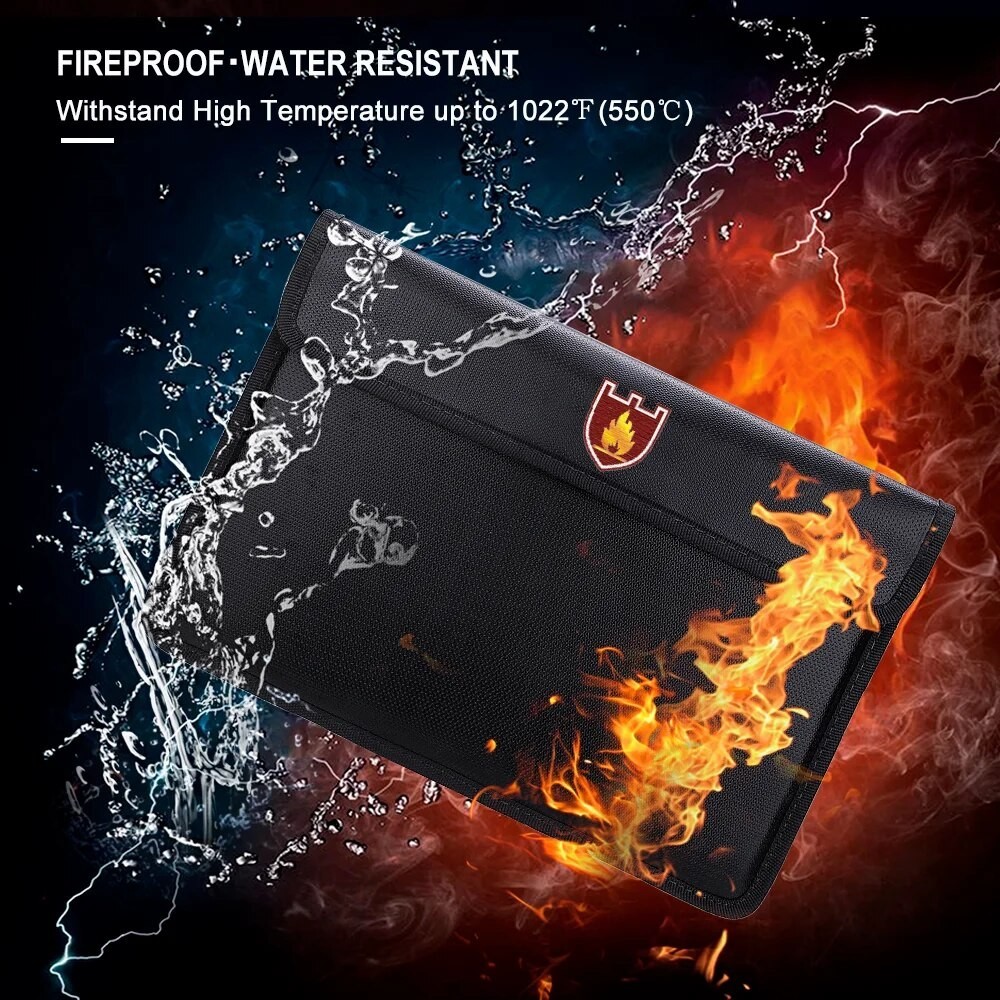 Jual Double Layer Pocket Electronic Shielding Bag Fireproof Material ...