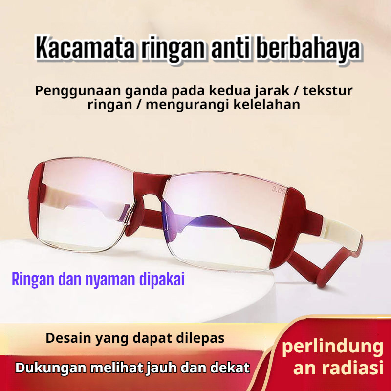 Jual Kacamata presbiopia tanpa bingkai modis kacamata bifokal dengan ...
