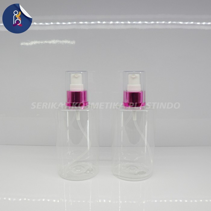 Jual BOTOL RF DIOLY 250ML PUMP TREATMENT FULL CAP PINK 250 ML CLEAR | Shopee Indonesia