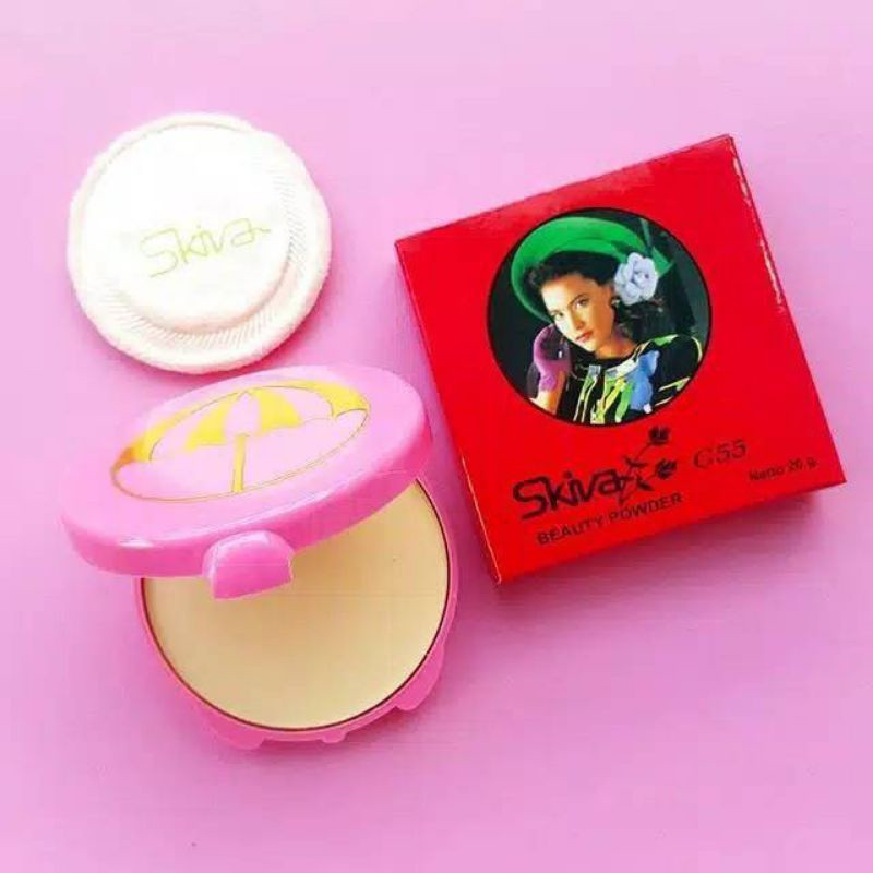 Jual Skiva Beauty Powder G55 20gr - Bedak Padat | Shopee Indonesia