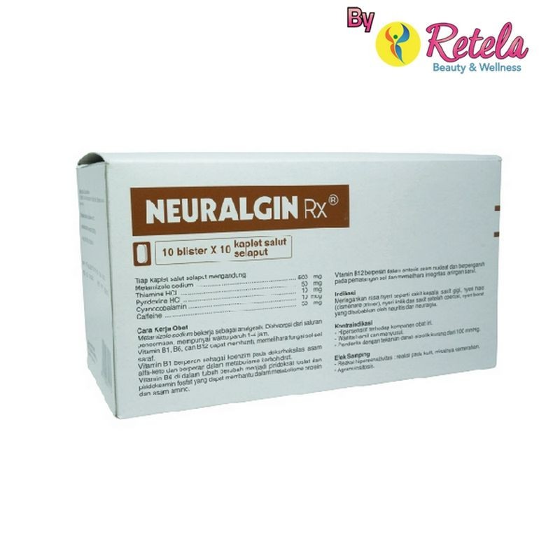 Jual NEURALGIN RX 500MG 1 STRIP 10 KAPLET | Shopee Indonesia