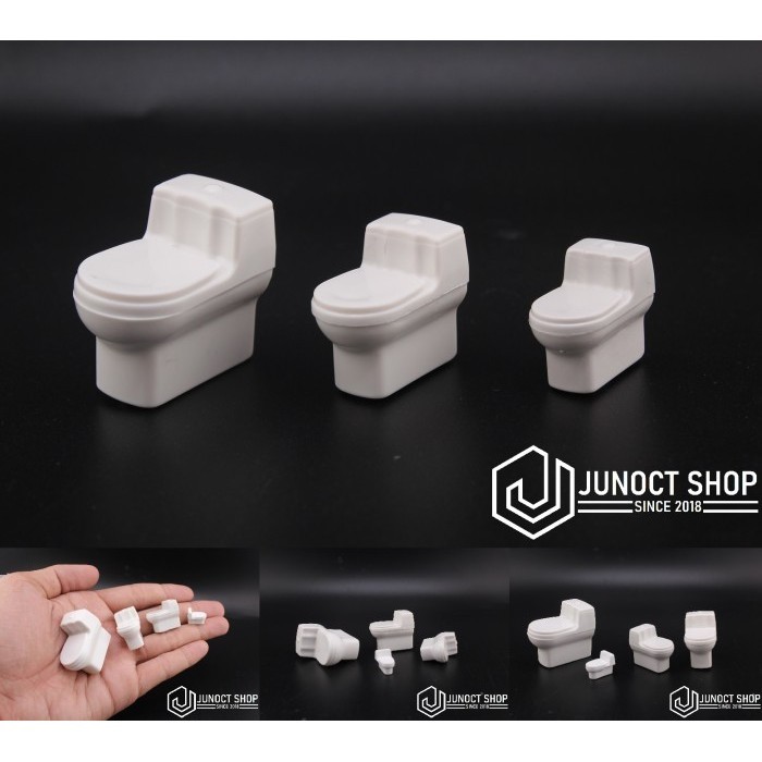 Jual Miniature Kloset Duduk Model Standard 1:20 1:25 1:30 1:50 1:64 ...