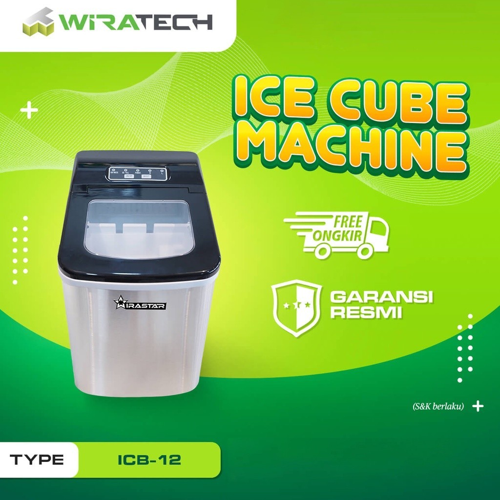 Jual Mesin Ice Cube ICB-12 - Mesin Cetak Es Batu Kristal - Ice Tube ...