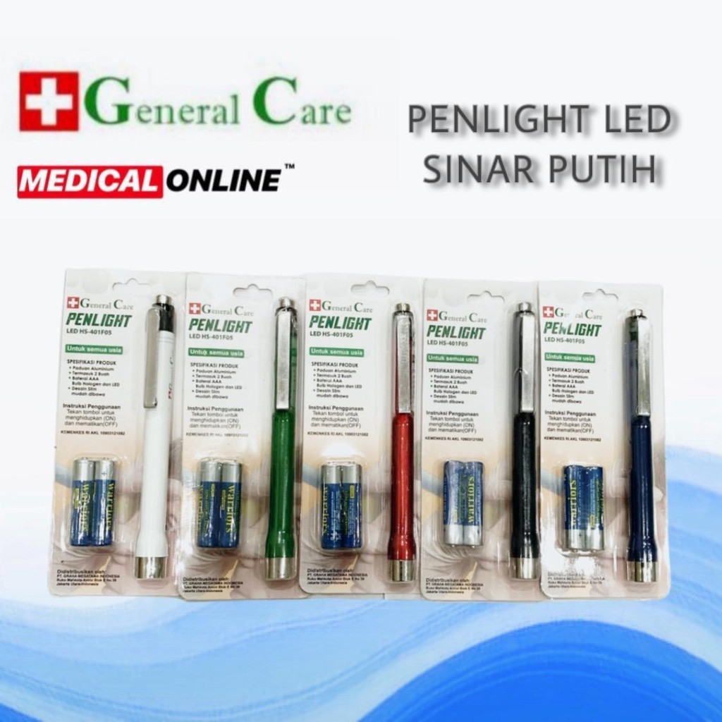 Jual PENLIGHT LED GENERAL CARE LAMPU SINAR PUTIH SENTER MEDICAL ONLINE ...