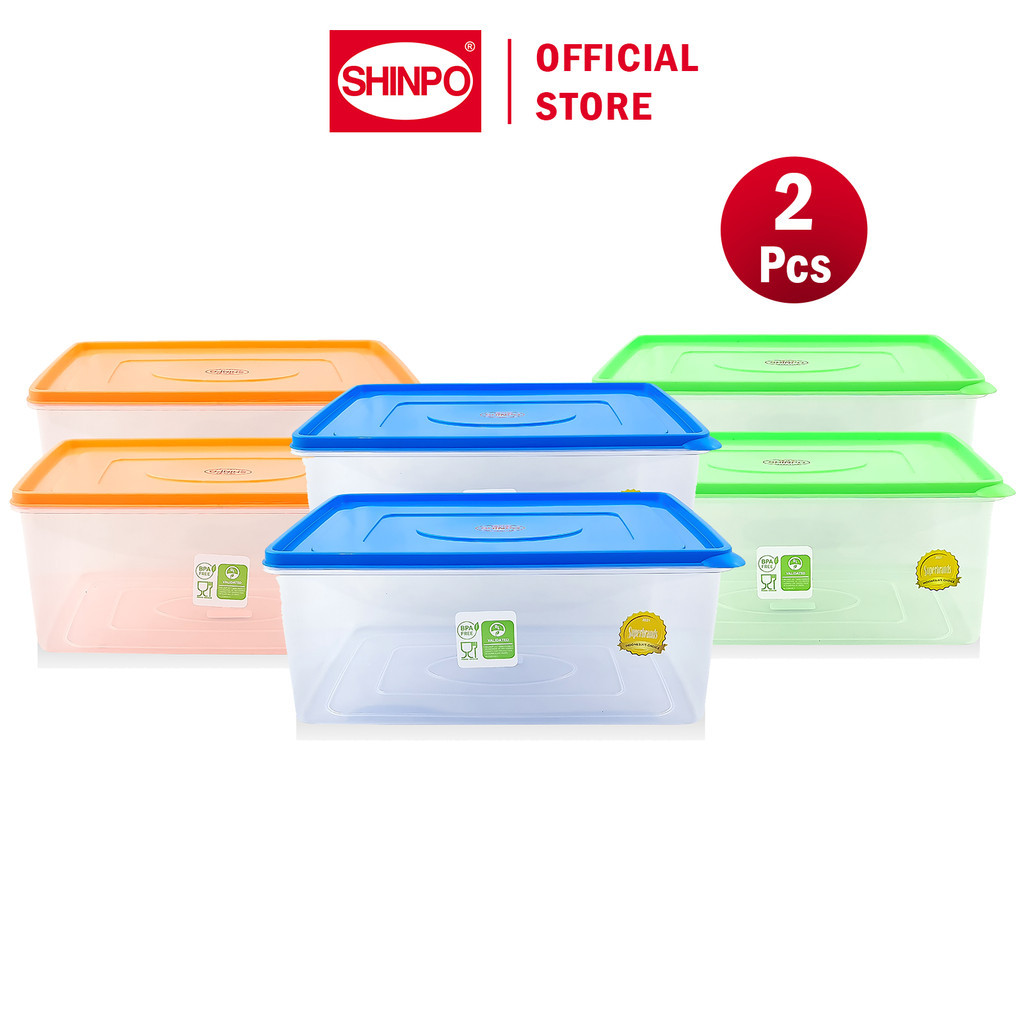 Jual SHINPO COMBO 2 Tempat Penyimpanan Makanan Plastik Sorento Food ...