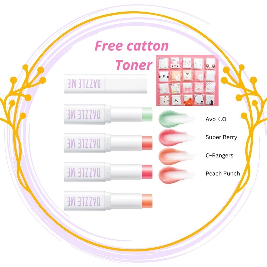 Jual ️BN ️ [New Launch] DAZZLE ME Fruit Justice Lip Balm | Moisturizing ...
