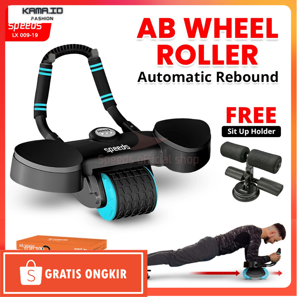 Jual Peralatan Terkini / SPEEDS Ab Wheel Double Wheel / Abdominal ...