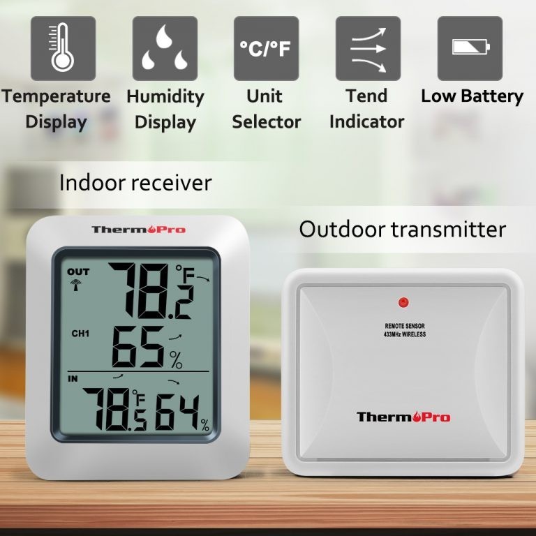 Jual Thermometer Hygrometer ThermoPro TP60S Higrometer TP-60S ...