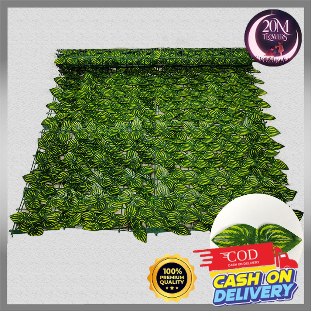 Jual Rumput Jaring Daun 1 x 2 meter 1 gulung dekorasi rambat dinding ...