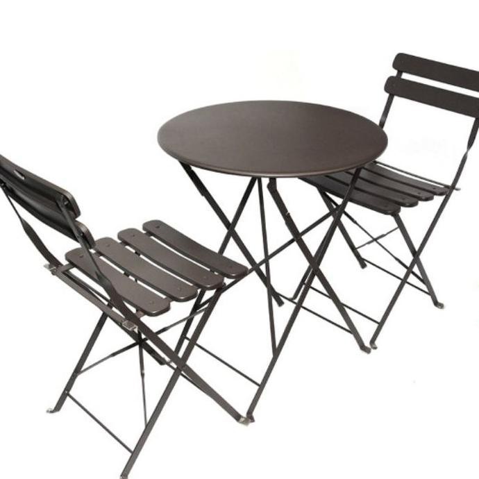 Jual Soleil Set 1 Meja 2 Kursi Teras,Cafe,Taman/Outdoor Full Besi ...