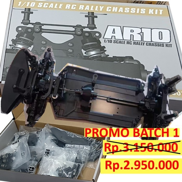 Jual AR10 1/10 SCALE RC RALLY CHASSIS PRO KIT CENTER DIFF VS PTG2 PTG2R ...