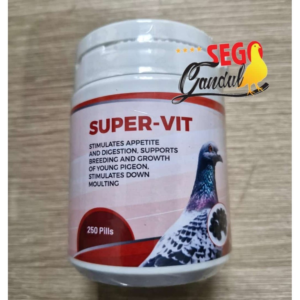 Jual Vitamin Merpati Belgium Quality Super Vit Kemasan 250 pills ...