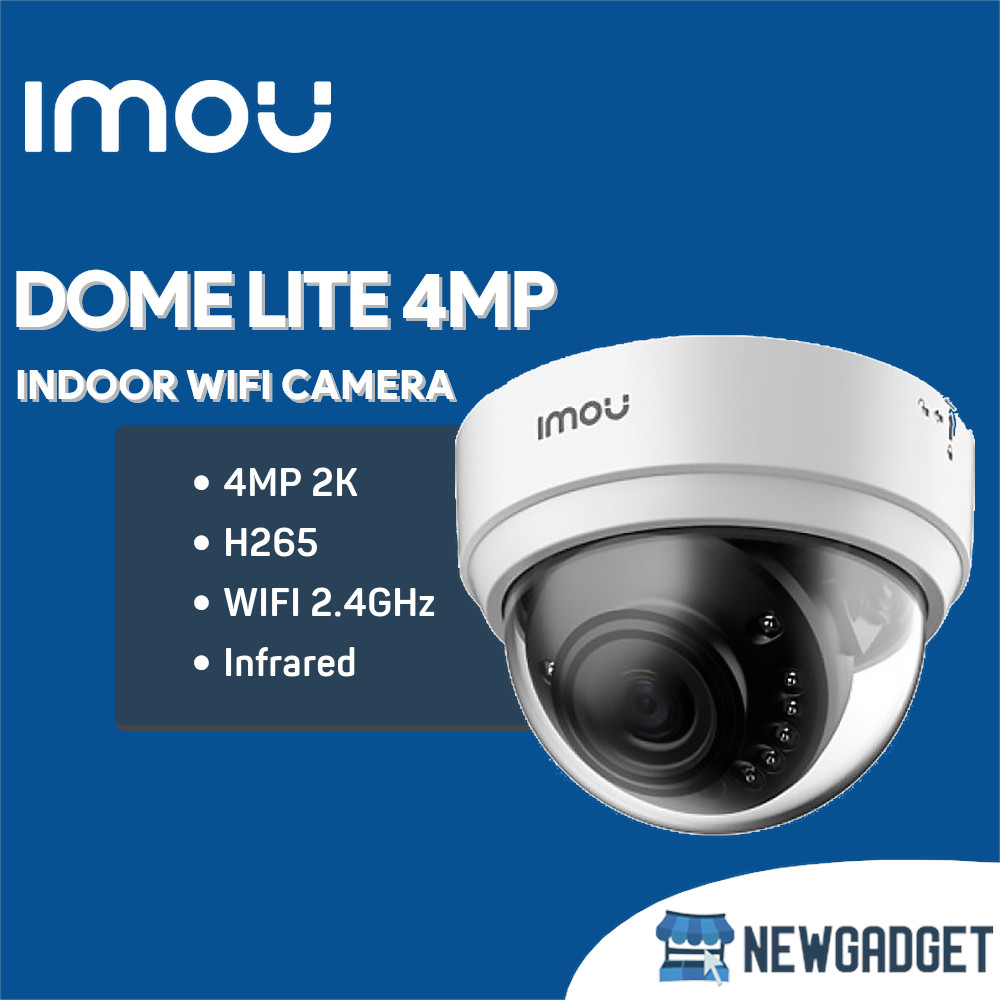 Jual IMOU DOME LITE 4MP IPC-D42P 4MP H265 IR 20M INDOOR WIFI CAMERA | Shopee Indonesia