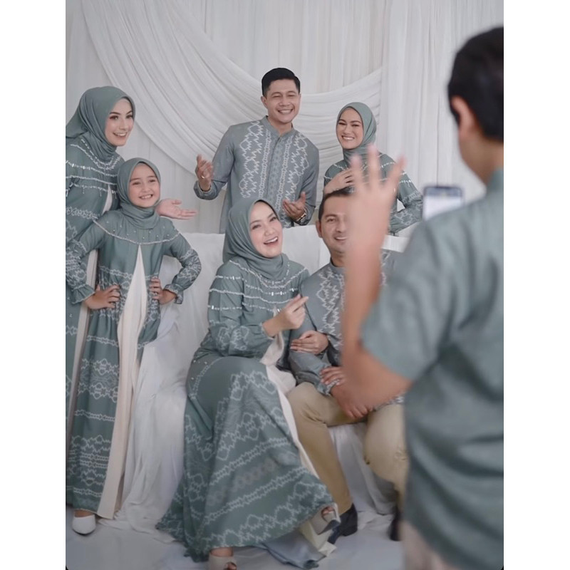 Jual Khalisa Dress & Koko Dewasa By Javina Original (Family set) | Shopee Indonesia