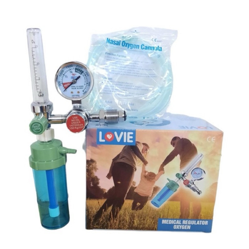 Jual Regulator Oksigen Medis Baru Merk LOVIE Untuk Tabung Oksigen Medis ...