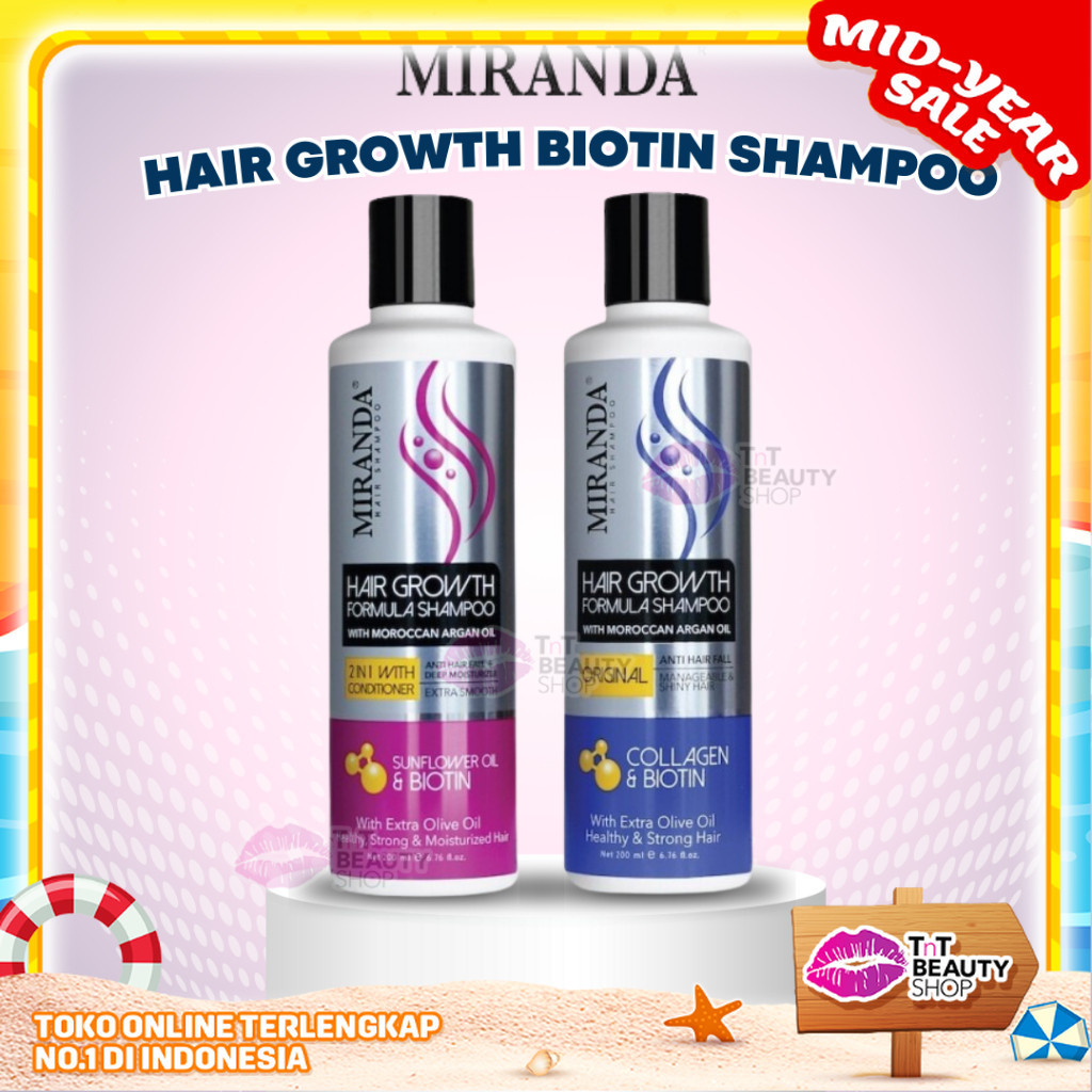 Jual Miranda Hair Growth Biotin Shampoo | TnT Beauty Shop | Shopee ...