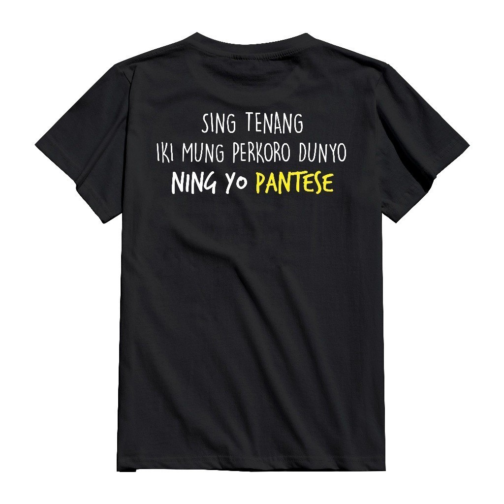 Jual KAOS SING TENANG IKI MUNG PERKORO DUNYO NING YO PANTESE KATA KATA ...