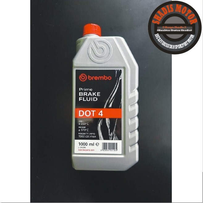 Jual Brembo Brake Fluid Dot 4 Synthetic Oli Minyak Rem Premium 1 Liter ...