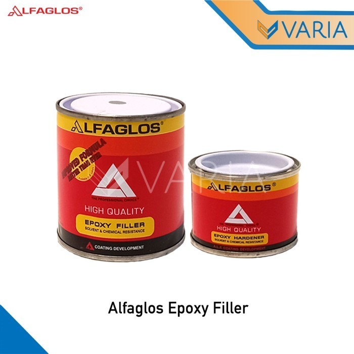 Jual Alfaglos Epoxy Filler 250 gr Cat Dasar Primer + Hardener | Shopee ...