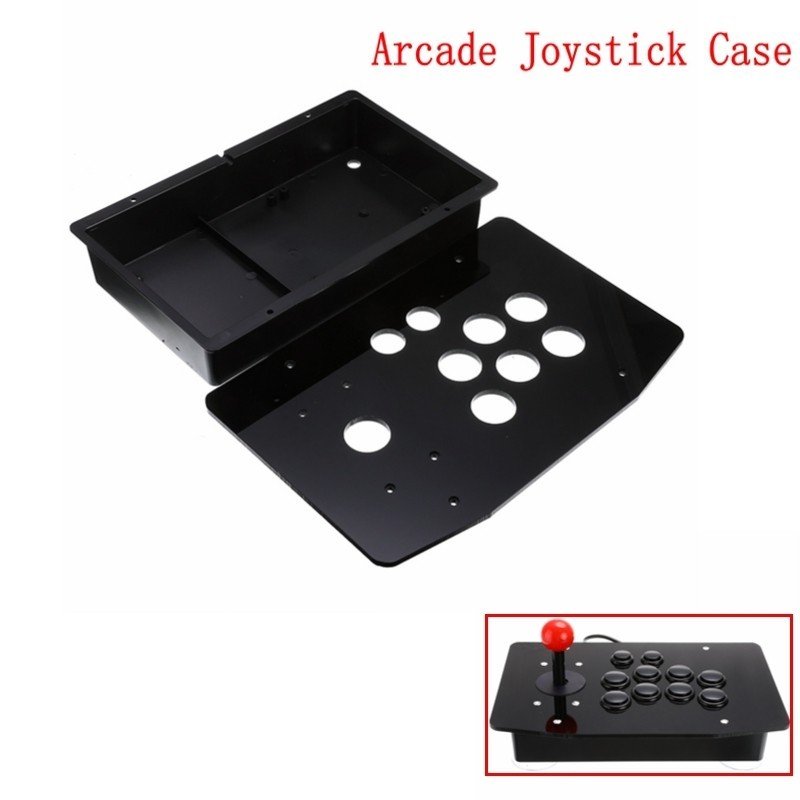 Jual Transparents Black DIY Arcade Joystick Replacement Acrylic Panel ...