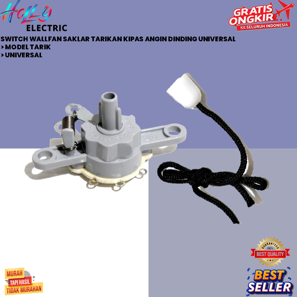Jual SWITCH WALLFAN SAKLAR TARIKAN KIPAS ANGIN DINDING UNIVERSAL {HOLLY ...