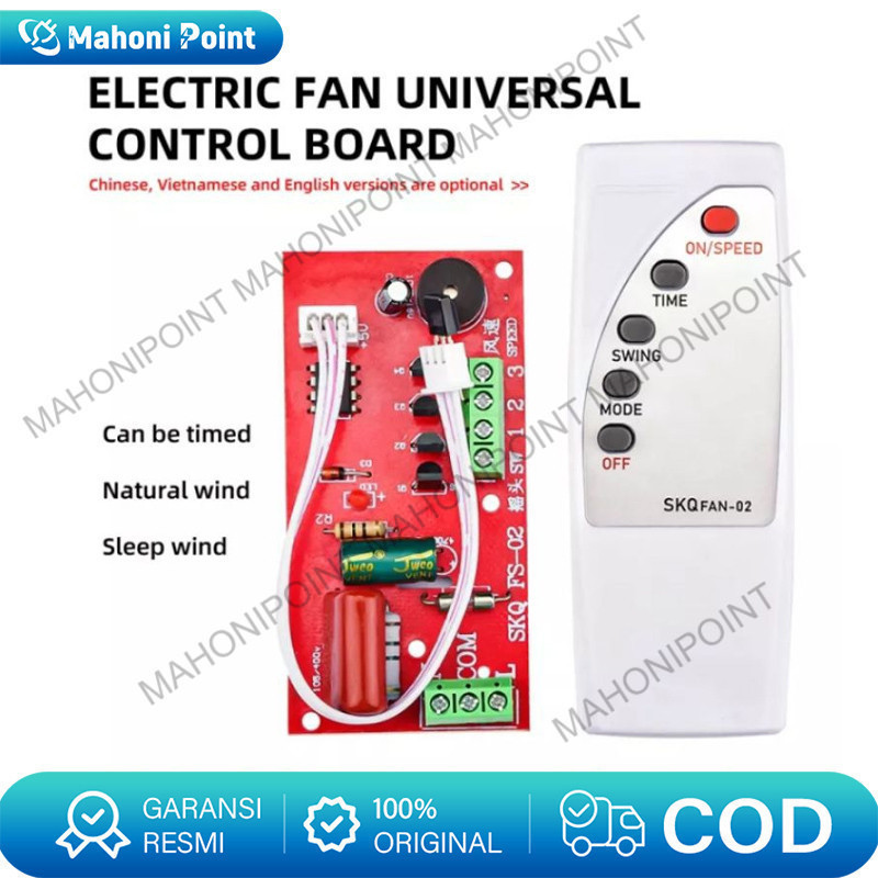 Jual Modul PCB Kipas Angin Yundai Kit Remote Kipas Angin Multi Unversal ...