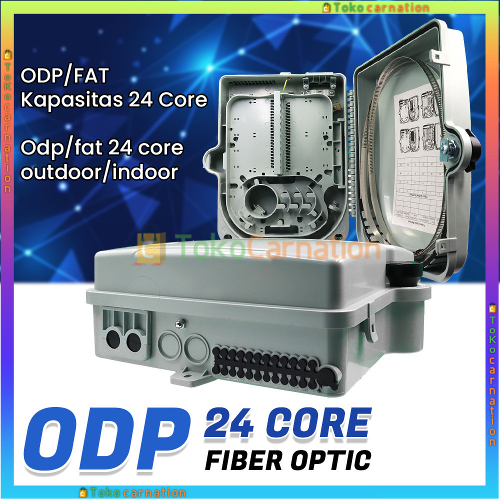 Jual ODP 24 Core Model PLC Kosongan Optical Distribution Point Warna ...