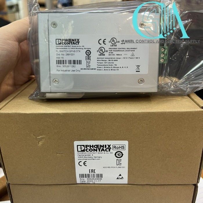 Jual Phoenix Contact - Industrial Ethernet Switch - FL Switch SFNB 5TX ...