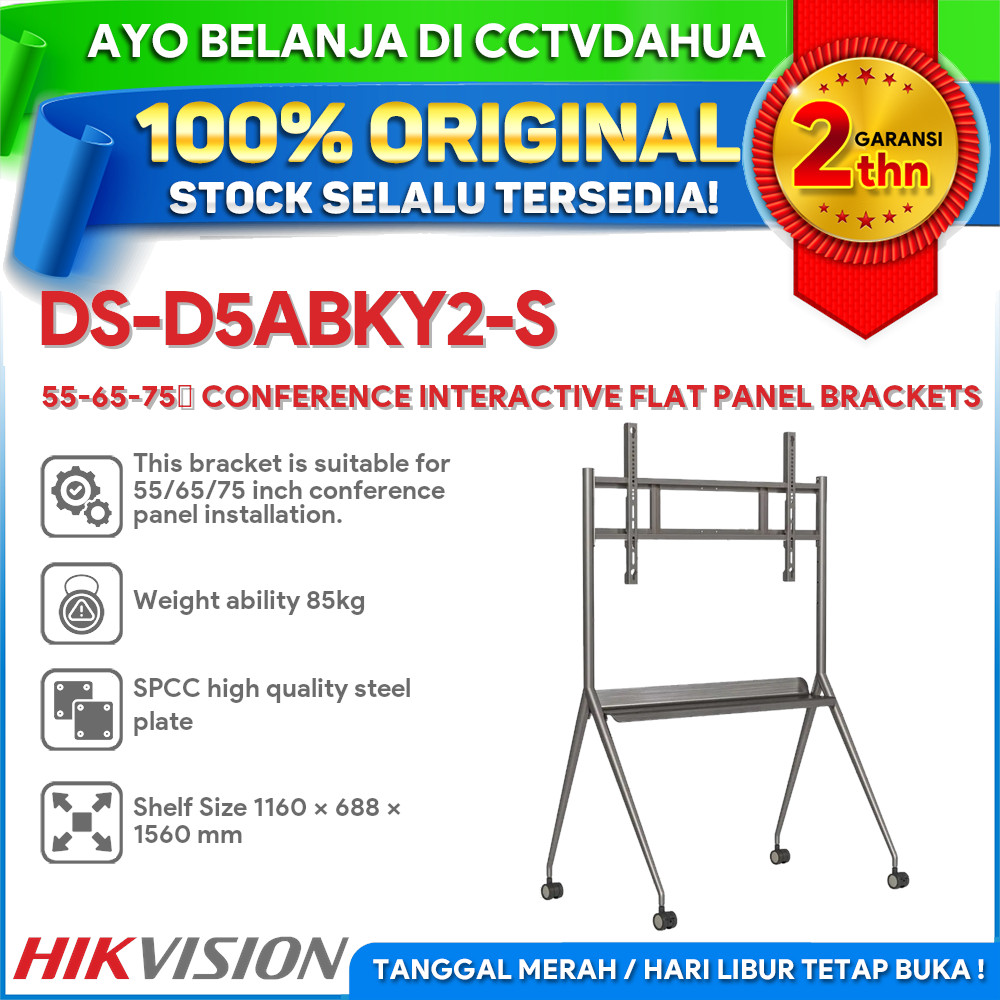 Jual HIKVISION DS-D5ABKY2-S 55-65-75″ CONFERENCE INTERACTIVE FLAT PANEL ...