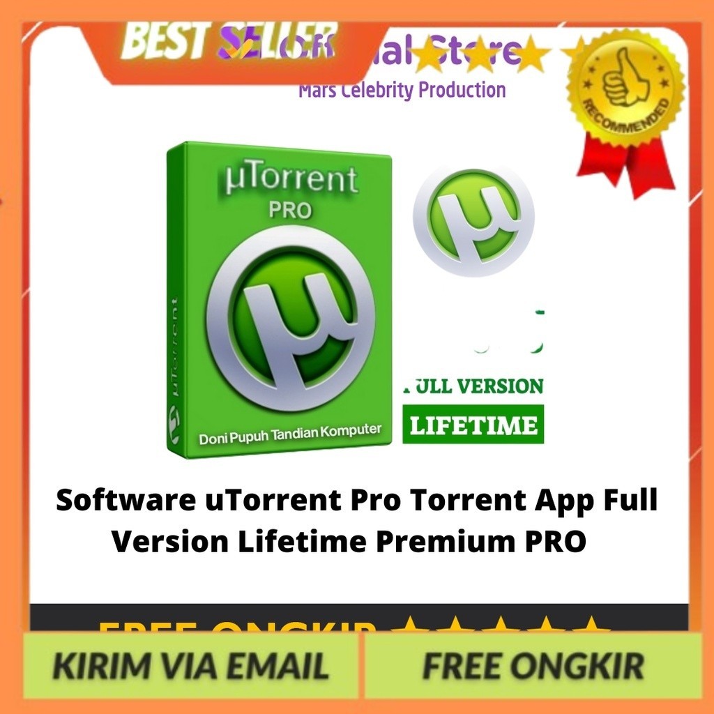 Jual Software uTorrent Pro Torrent App Full Version Lifetime Premium PRO Plus Aplikasi Program ...