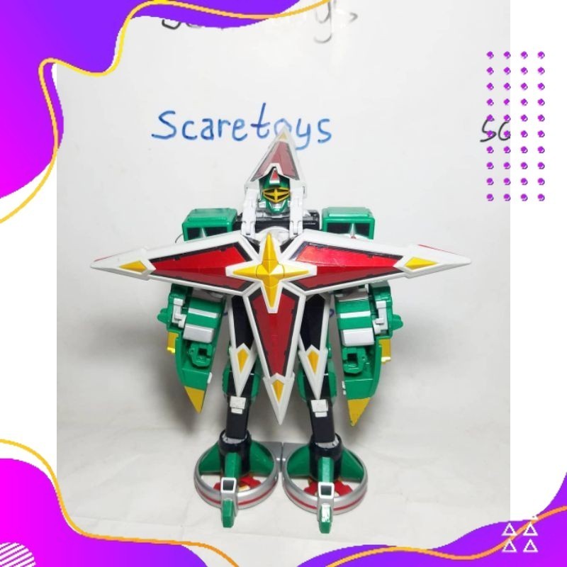 Jual Power Rangers ninja storm samurai star lightning megazord - dx ...