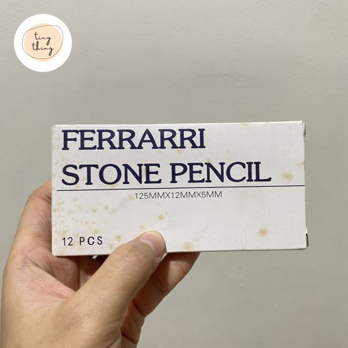 Jual Kapur Besi Ferrari/ Plate Stone Pencil isi 12 PCS | Shopee Indonesia