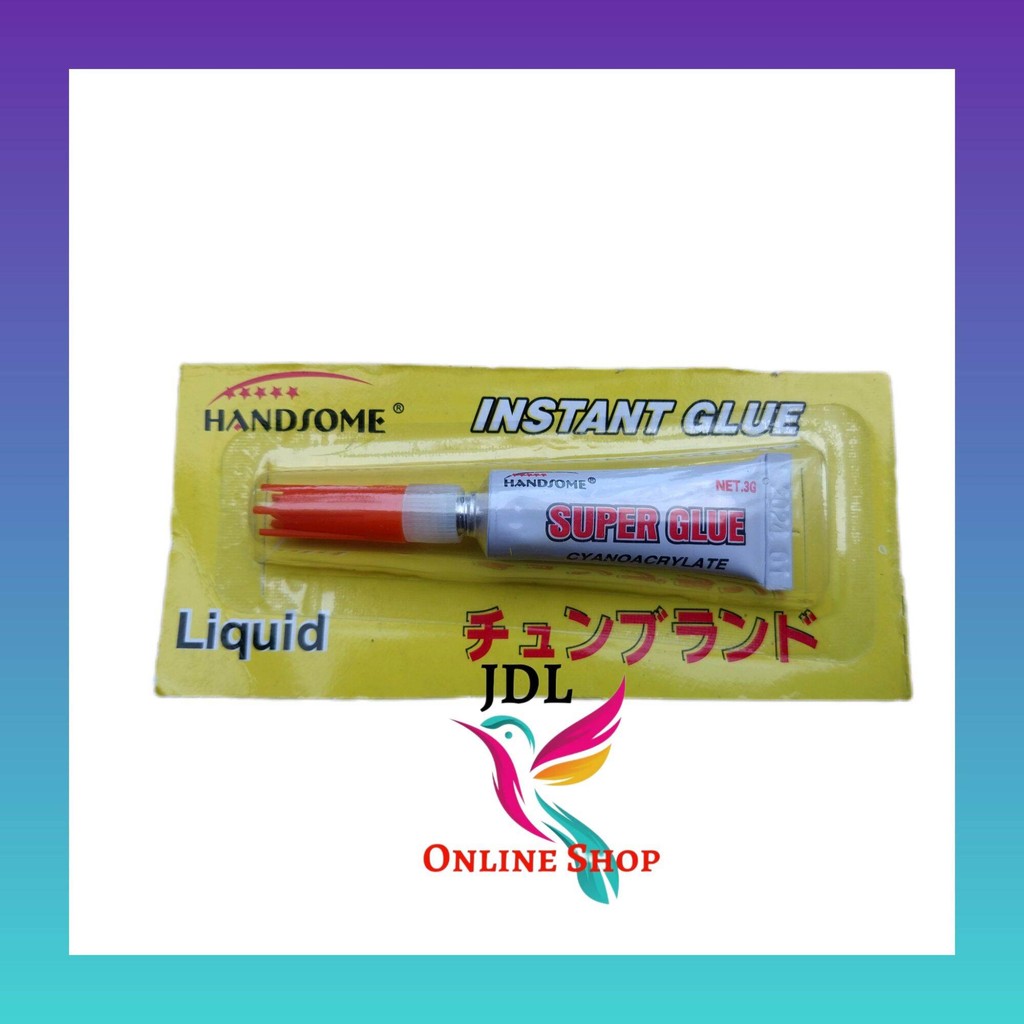 Jual LEM SUPER GLUE KOREA PEREKAT KARET BESI KAYU BAMBU PLASTIK ...