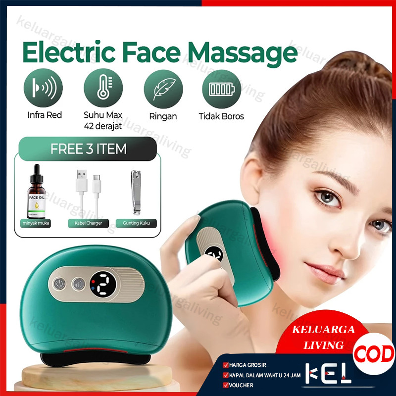 Jual Gua Sha Electric Face Beauty Machine Kerokan Badan dan Wajah Face ...
