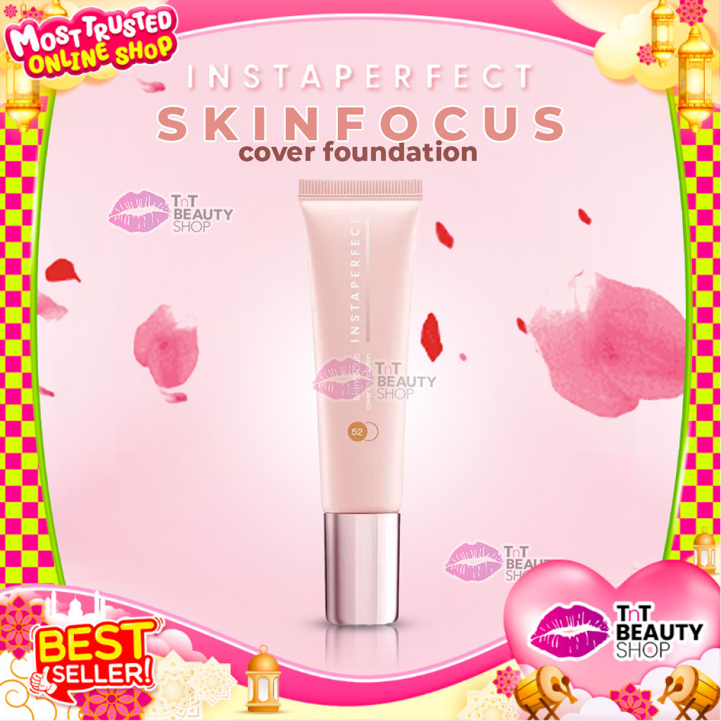 Jual Instaperfect Skinfocus Cover Foundation 30 ml (Real Skin High Coverage, Breathable Comfort ...
