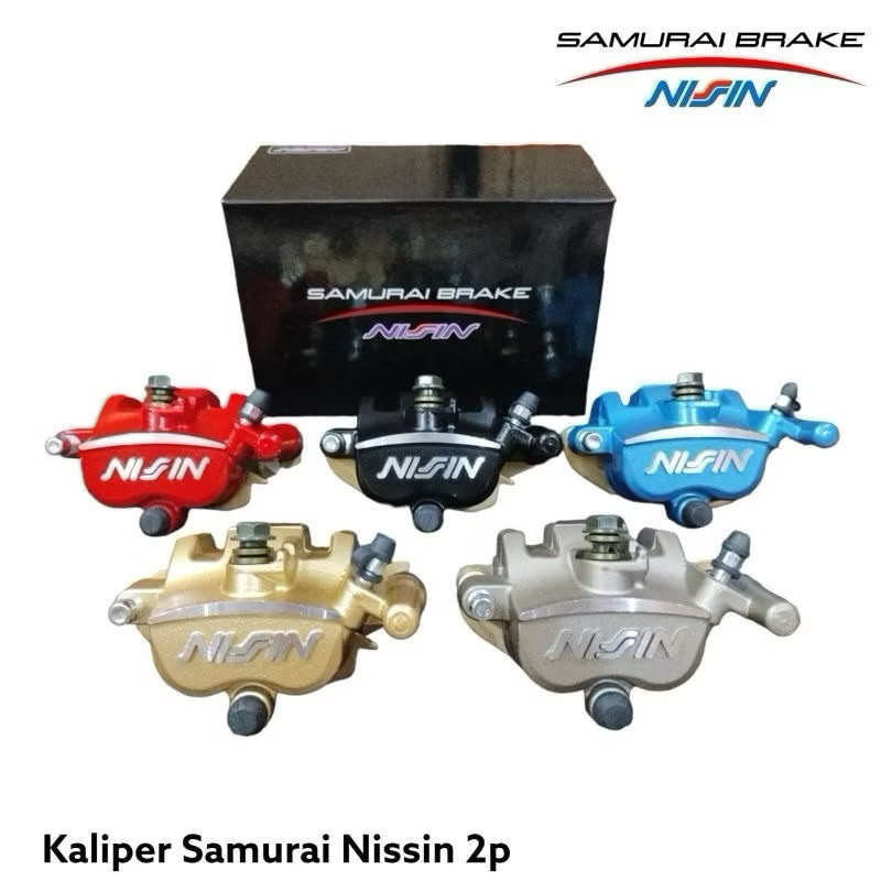 Jual Kaliper 2 Piston Samurai Nissin Universal Untuk Semua Motor | Shopee Indonesia