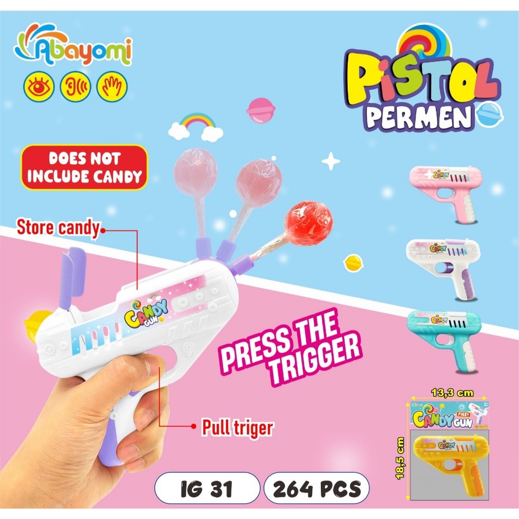 Jual MAINAN ANAK PISTOL PERMEN LOLIPOP / MAINAN ANAK TEMBAKAN PISTOL ...