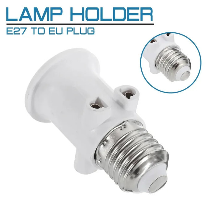 Jual Fitting Lampu Gantung Dengan Socket Colokan Listrik EU Dual Plug ...