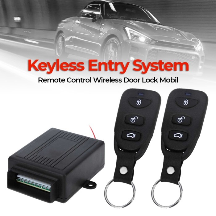 Jual Modul Kunci Remote Mobil Keyless Wireless set Car Entry Door Lock ...