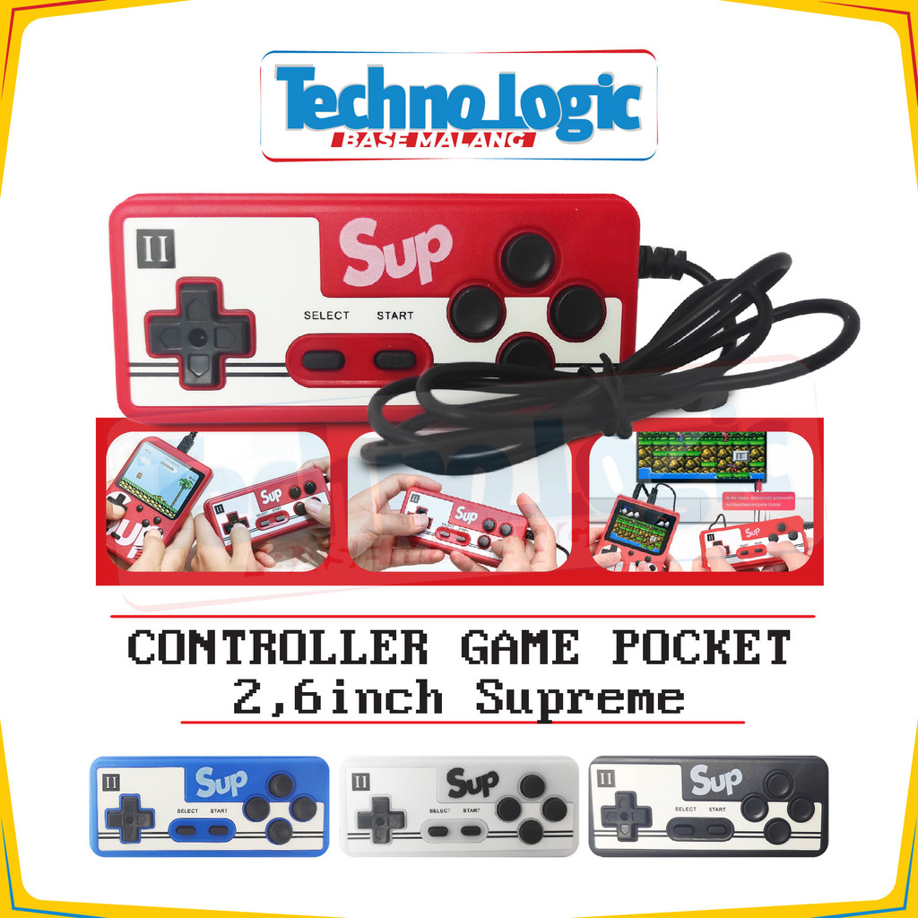 Jual Controller Joystick Gameboy SUPREME isi 400 Game in 1 Gamebot ...