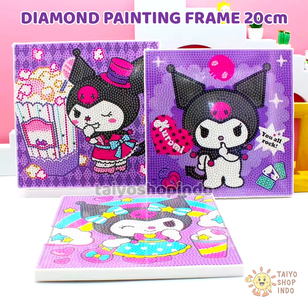 Jual TAIYO DIY Diamond Painting Frame 20cm Sanrio Labubu Karakter ...