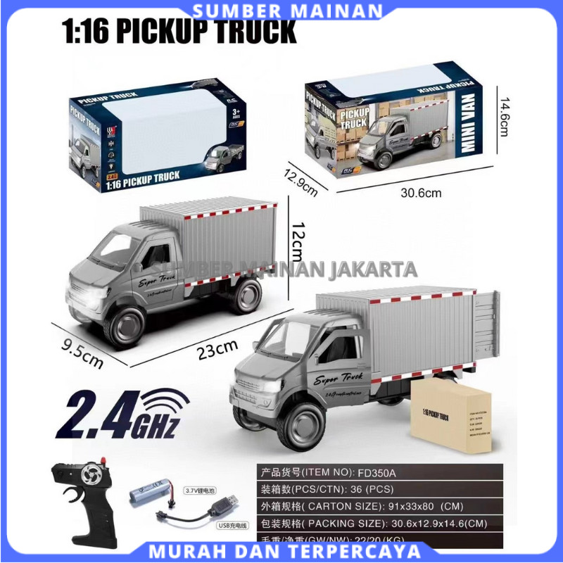 Jual Mobil Remote Control Rc Super Truck Model Apv Box Pickup 2.4 GHz ...